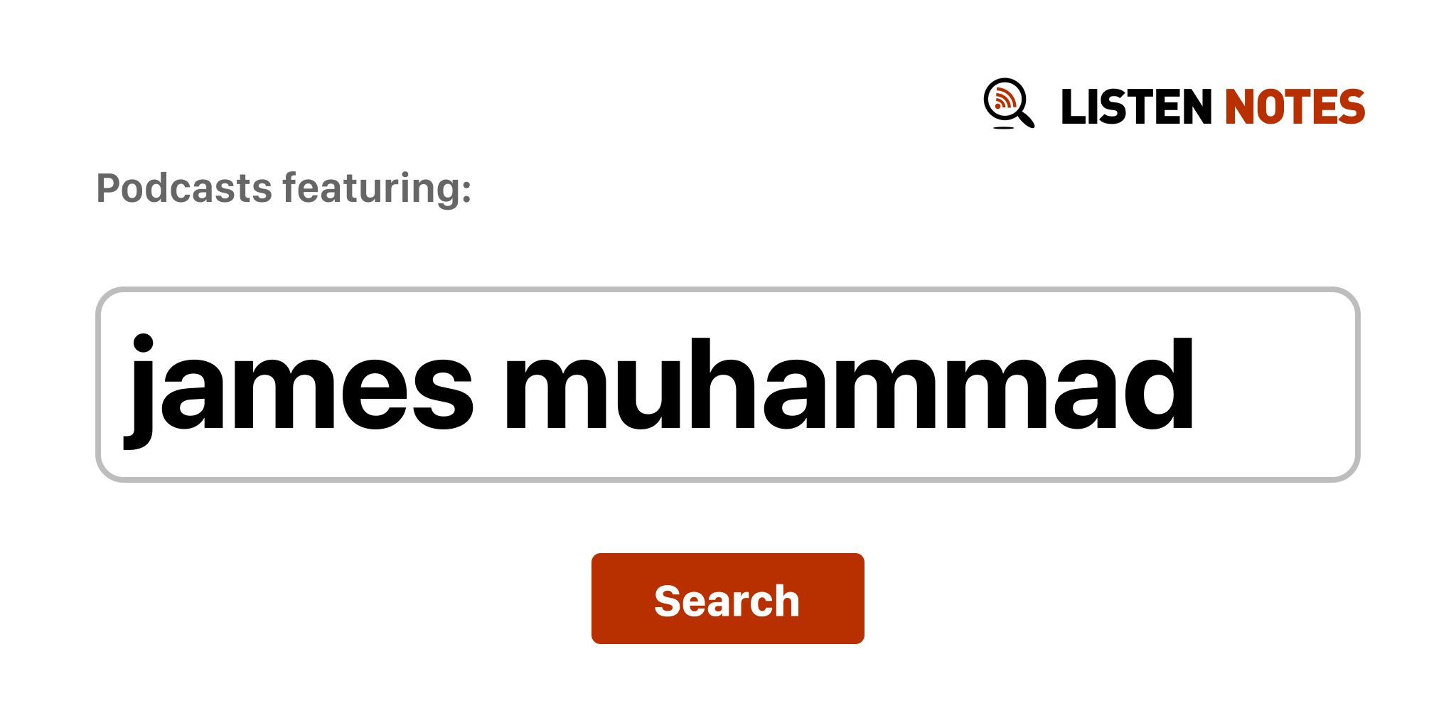 James Muhammad - Top podcast episodes